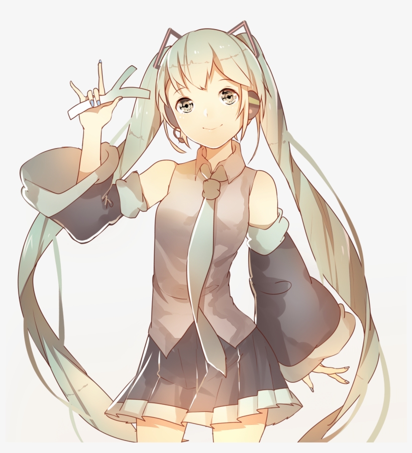 Miku - Cartoon - 2123x2320 PNG Download - PNGkit