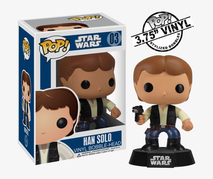 Han Solo Pop Vinyl Bobble Head Figure By Funko - Funko Pop Han Solo 03 ...