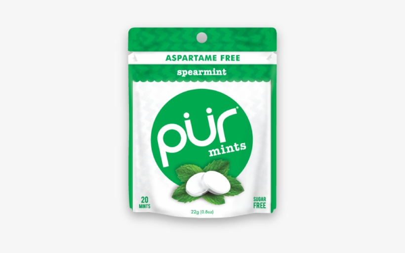 Single Mint Pouches, Spearmint, , The Pur Company, - Pur Mints ...
