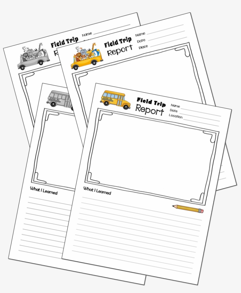 I Created Two Variations Of The Field Trip Follow-up - Field Trip ...