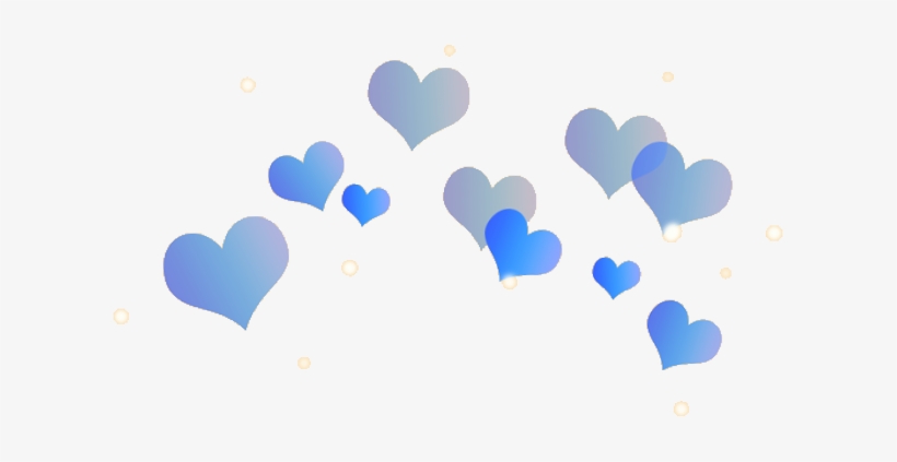 Heart Hearts Blue Filter Filters Tumblr Cute Kawaii - Pepero Day ...