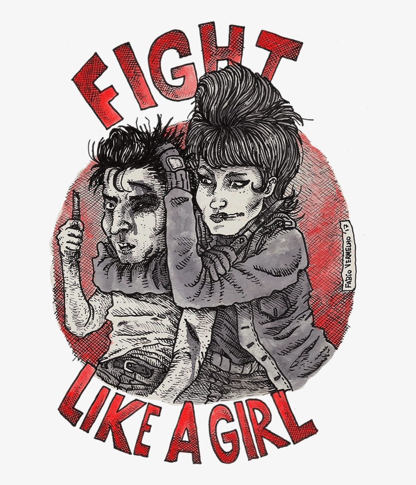 Download Transparent Image Of "fight Like A Girl" - Poster - PNGkit