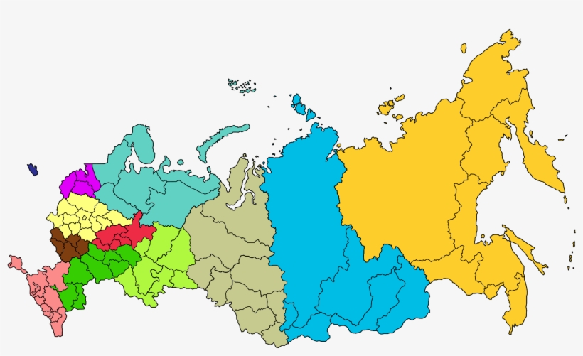 Map Of Russia - 2000x1154 PNG Download - PNGkit