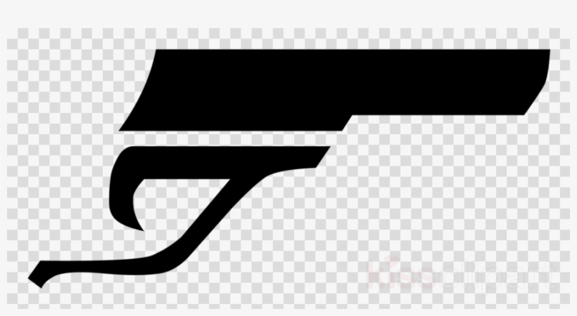 Download Transparent 007 Gun Logo Clipart James Bond Firearm Gun Barrel ...