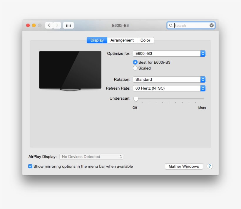 Here Is What The Settings Panel Looks Like With The - Mac Os Sierra Dpi ...