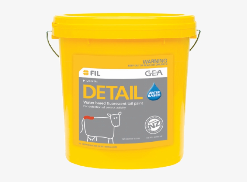 Fil Detail Water Based Tail Paint Red 10l - Water - 763x571 PNG ...