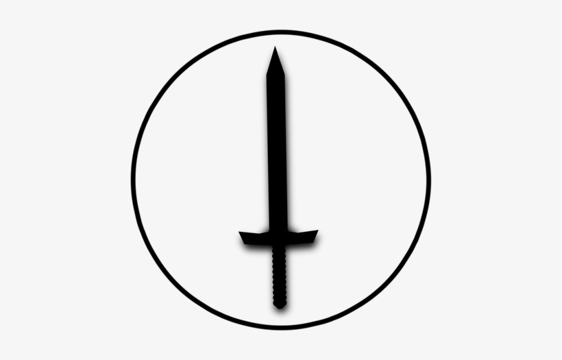 Order Of The Holy Light - Sword In Circle Symbol - 640x640 PNG Download ...