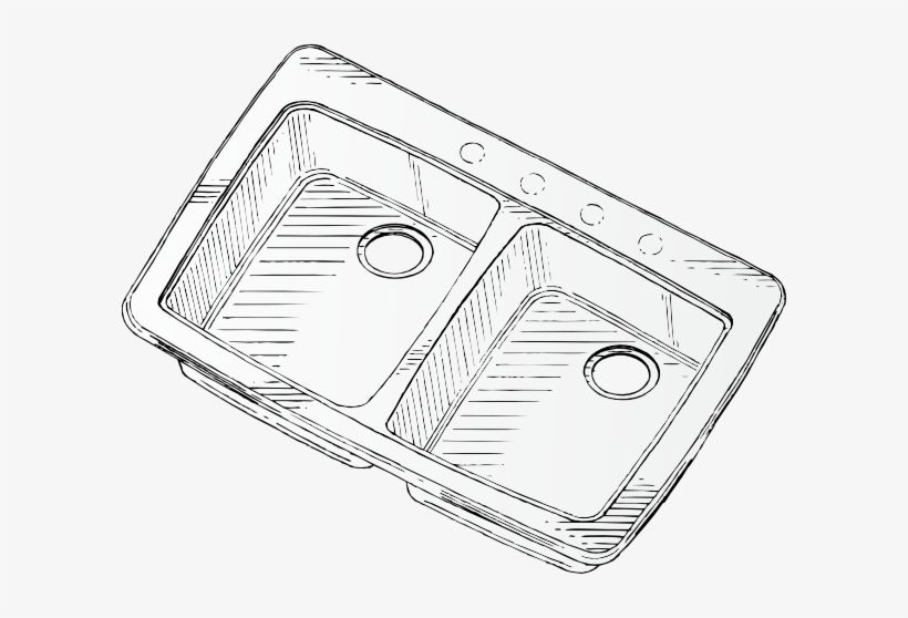 Free Vector Steel Double Sink Clip Art - Sink Clip Art - 600x478 PNG ...