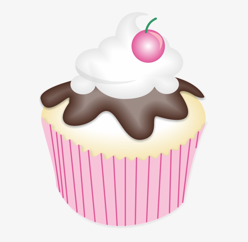 Cupcake Png, Ice Cream Cakes, Cute Clipart, Clip Art - Ponque Animado ...