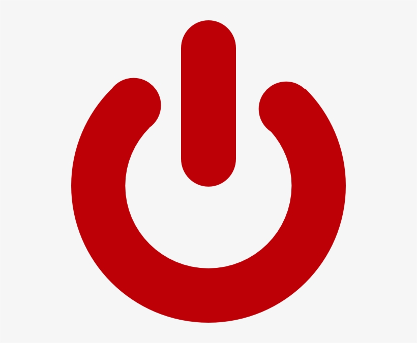 How To Set Use Red Power Icon Clipart - 540x596 PNG Download - PNGkit