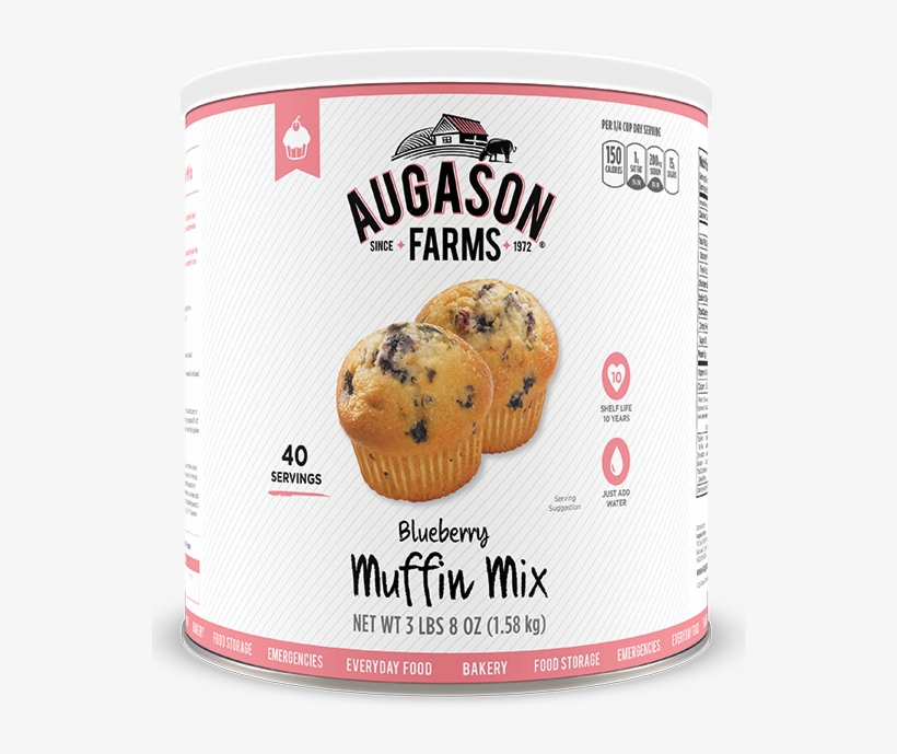 Augason Farms® Blueberry Muffin Mix Can - Survival Food Buckets By ...