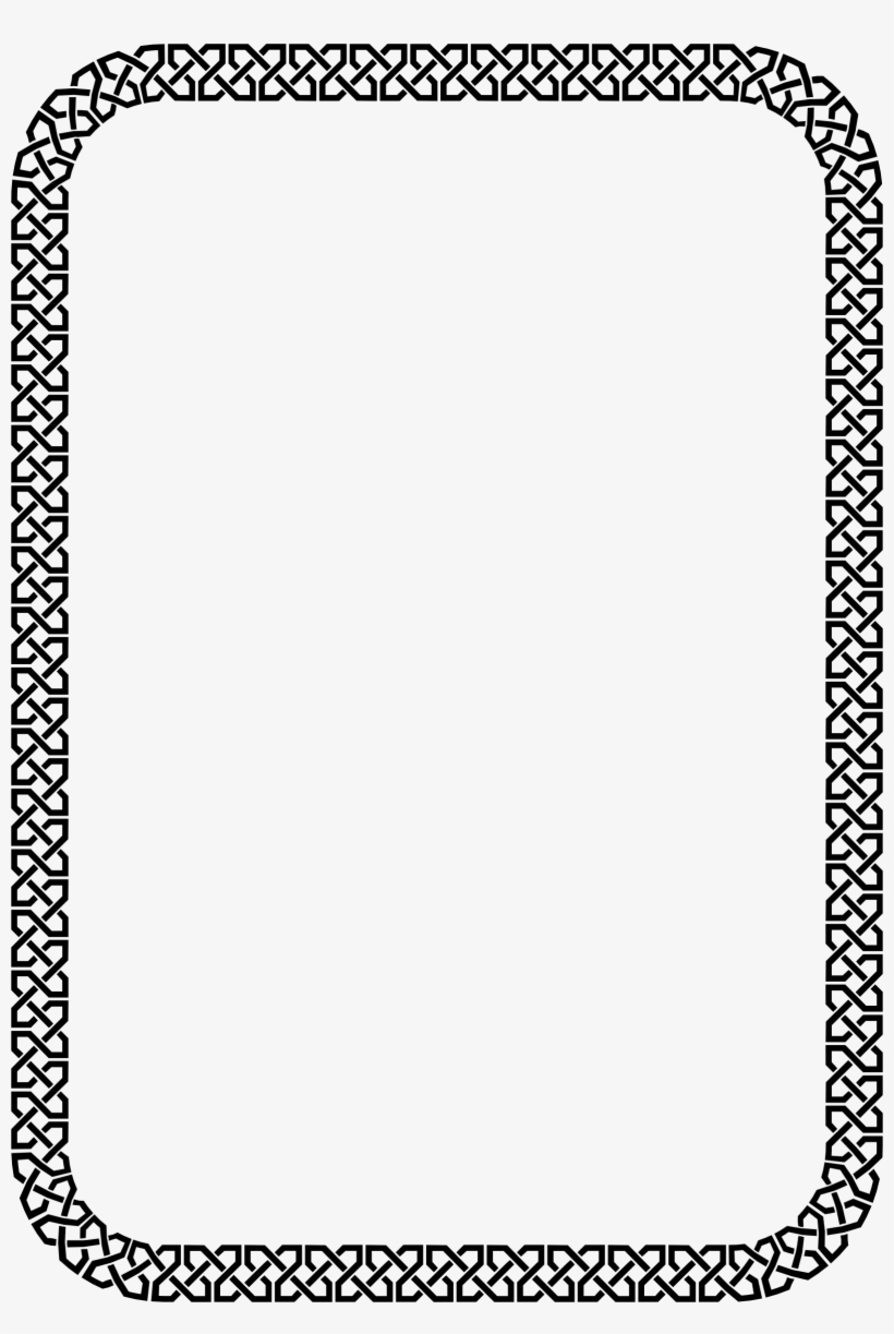 Celtic Border Png - Clip Art - 1596x2304 PNG Download - PNGkit
