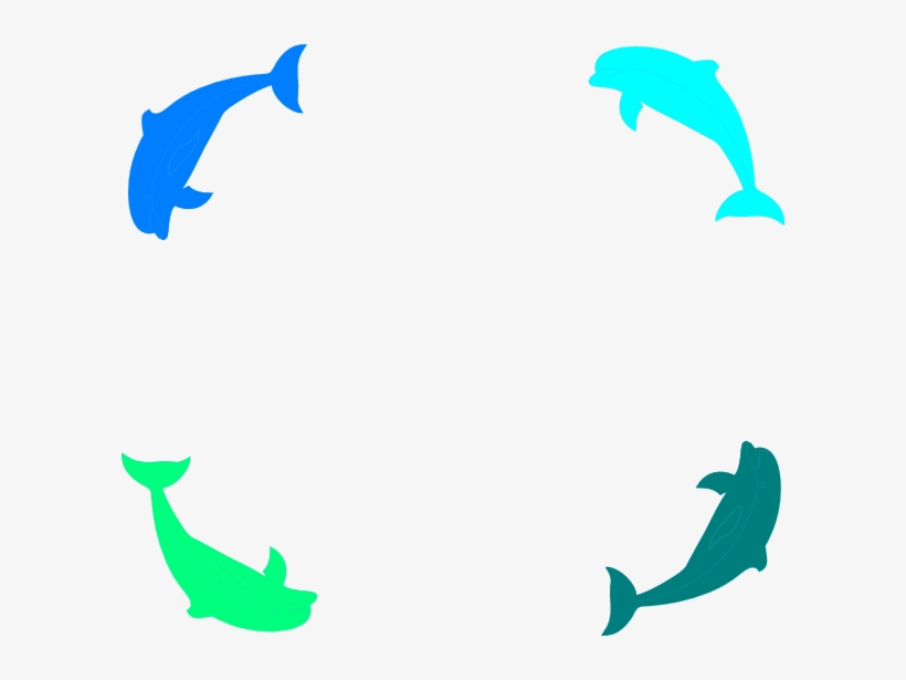 Dolphin Border Clip Art - 600x535 PNG Download - PNGkit