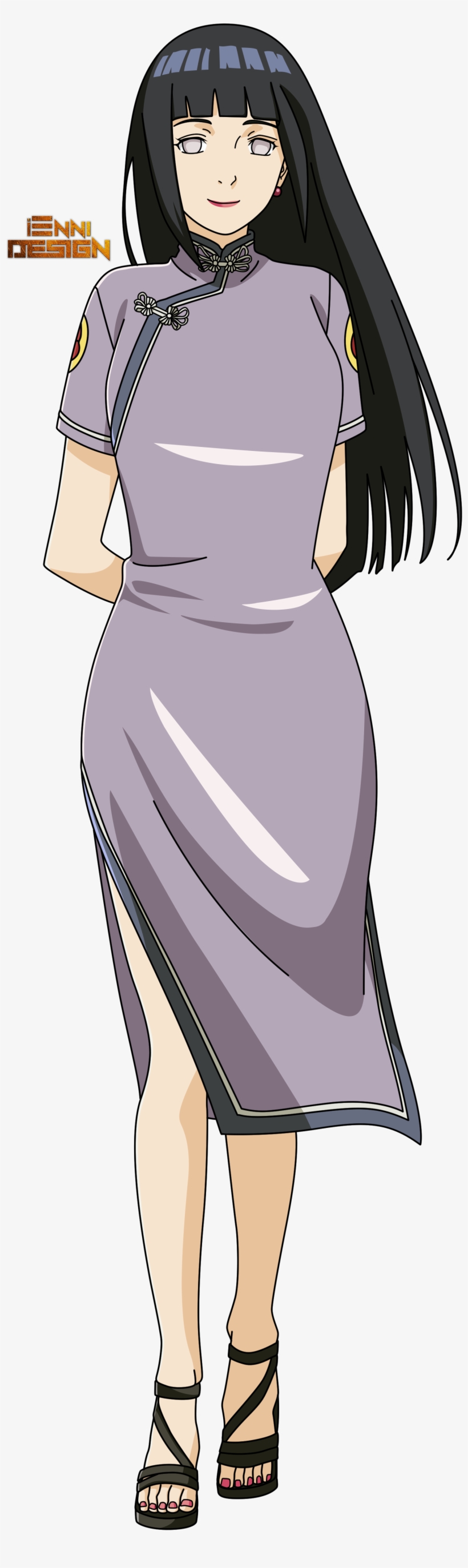Hinata Transparent Dress - Hinata Hyuga Chinese Dress - 3000x5000 PNG ...