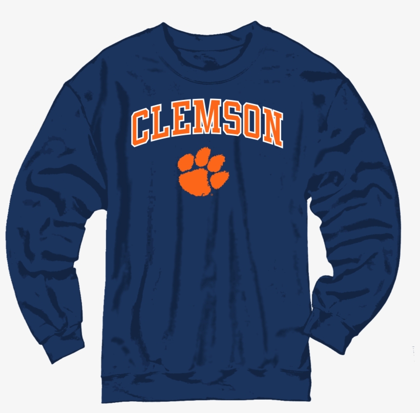 Clemson Crew Sweatshirt - Clemson Tigers - 3300x2700 PNG Download - PNGkit