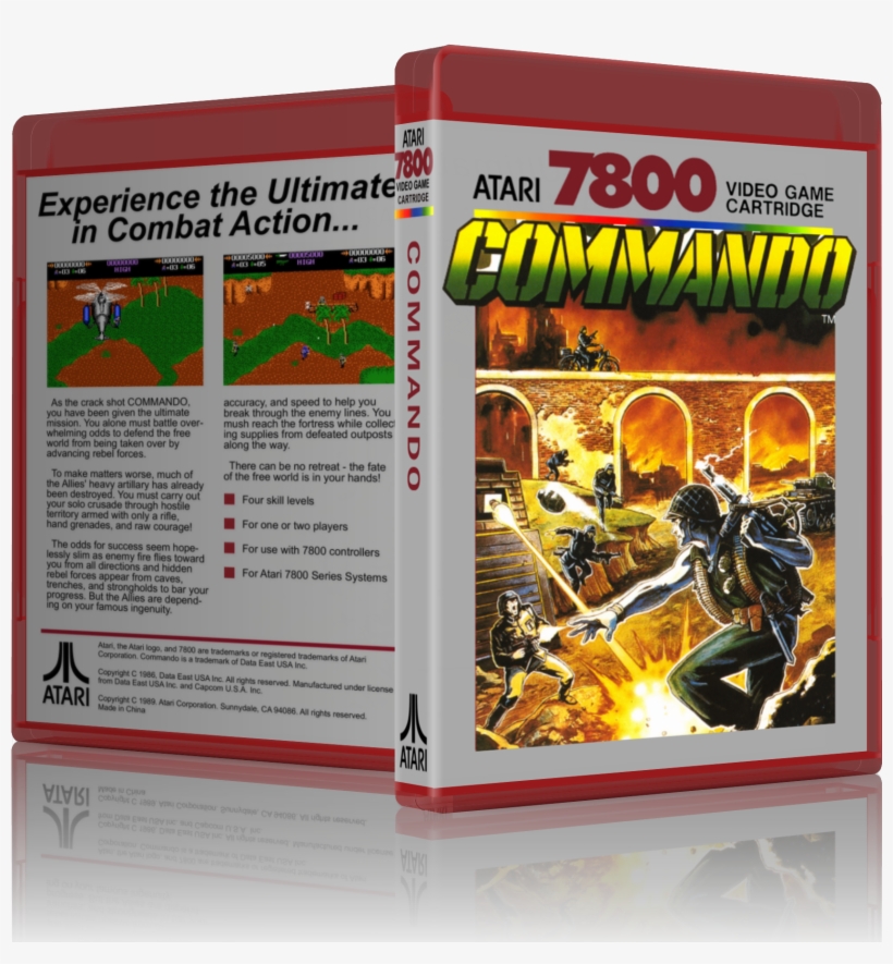 Commando (atari 7800)- - 1742x1798 PNG Download - PNGkit