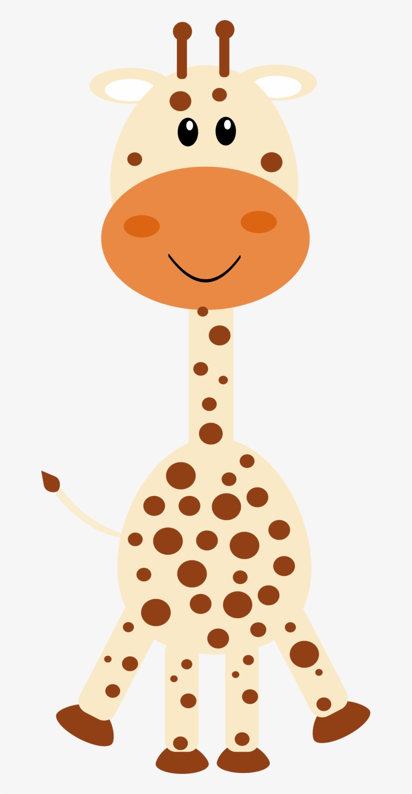 Giraffes ‿ ⁀°•• - Jirafa Celeste - 655x1500 PNG Download - PNGkit
