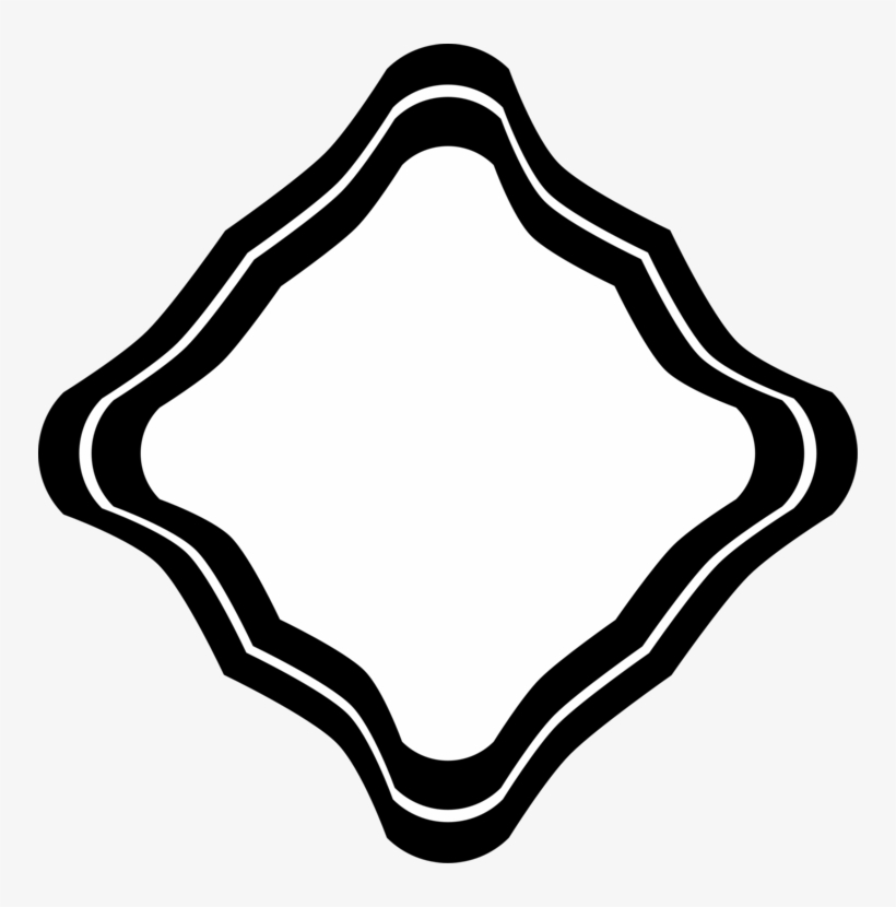 Square Diagonal Rectangle Computer Icons Picture Frames - Squiggly ...