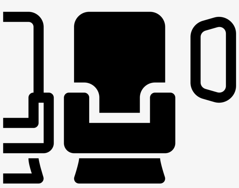 Aircraft Seat Window Filled Icon - Seats Icon - 1600x1600 PNG Download ...