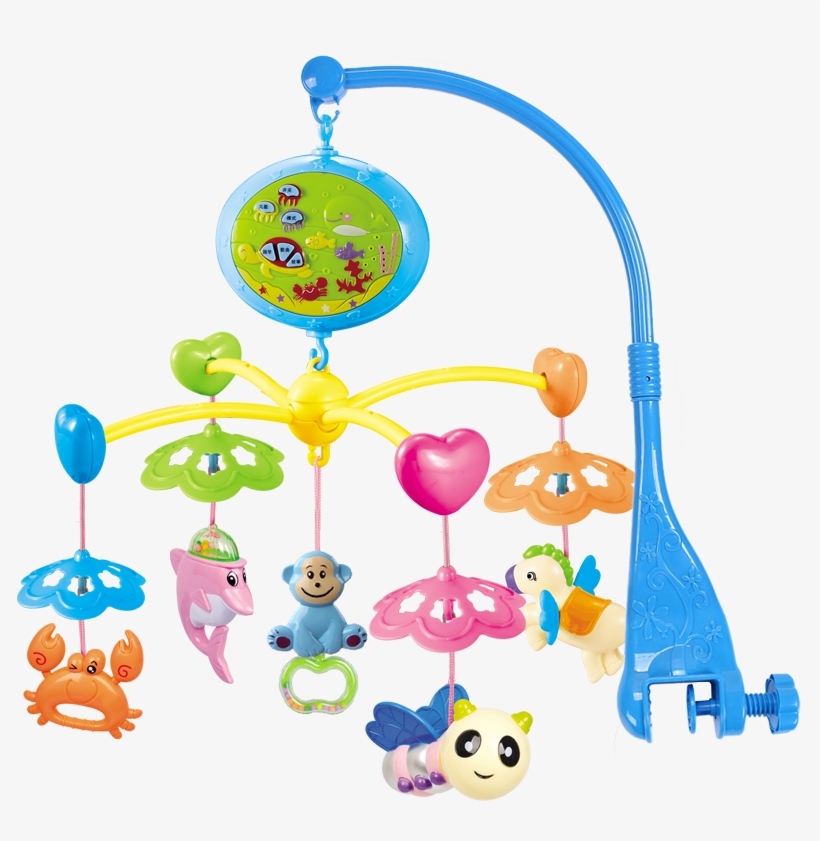 Children S Town Music Rotating Bed Bell - Rattle - 800x800 PNG Download ...