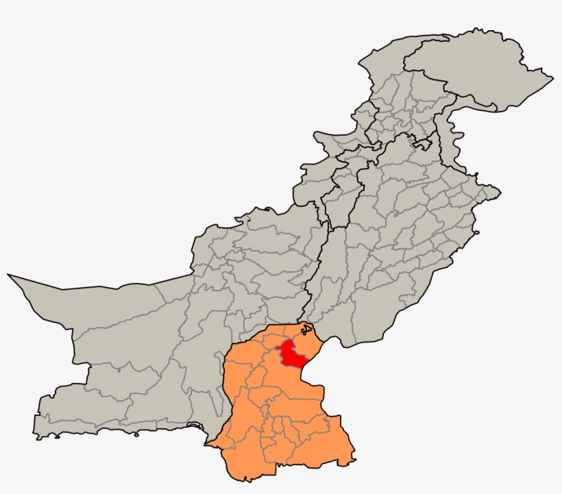 Pakistan Map With Districts - 1200x998 PNG Download - PNGkit