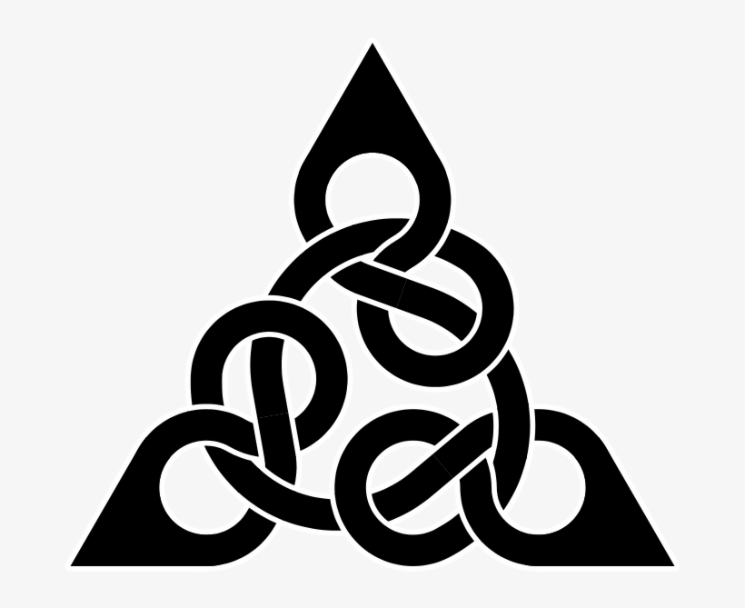Three Figure8 Knot Triang2 - Celtic Knot Triangle - 690x600 PNG ...