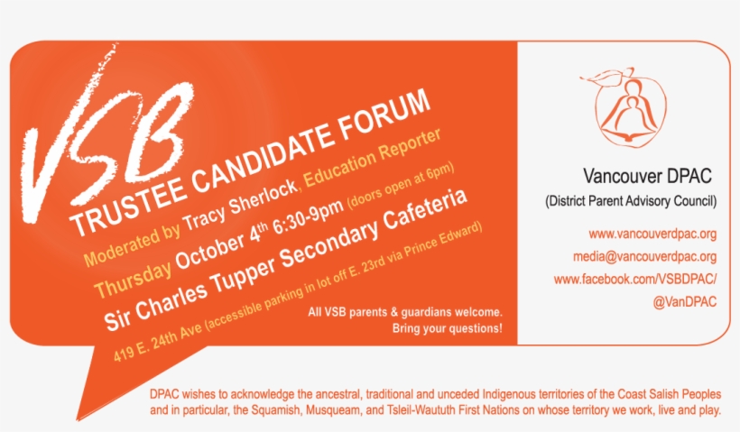 Dpac Trustee Candidate Forum - 1261x631 PNG Download - PNGkit