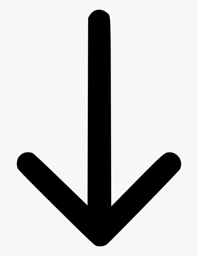 Png File Svg - White Down Arrow Psd - 682x980 PNG Download - PNGkit