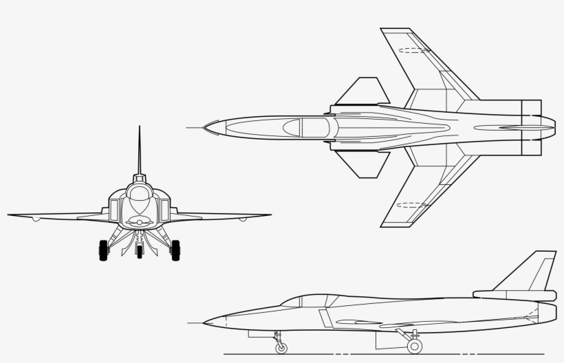 Open - Grumman X 29 Design - 2000x1204 PNG Download - PNGkit