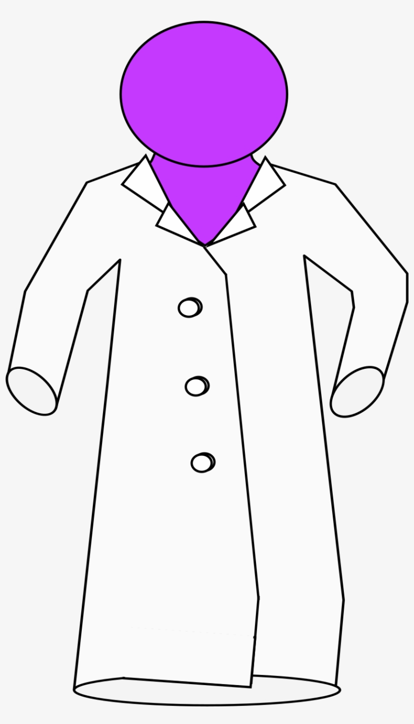 Big Image - Lab Coat Stick Figure - 1697x2400 PNG Download - PNGkit