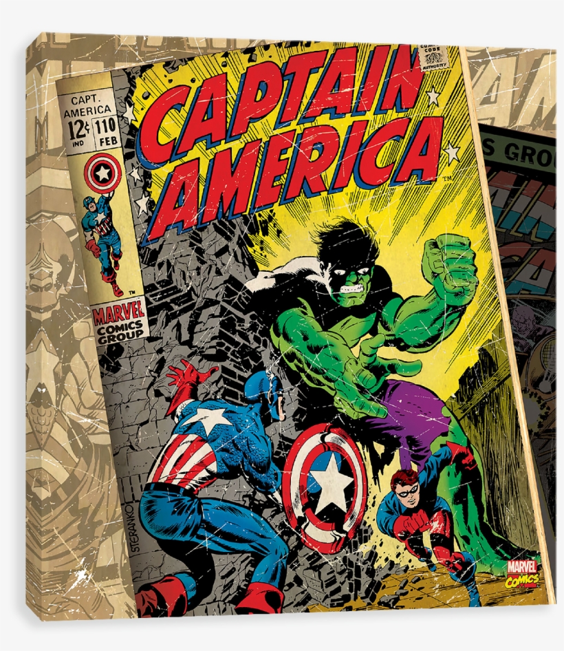 Captain America With Hulk - Marvel Comics Retro: Captain America Comic ...