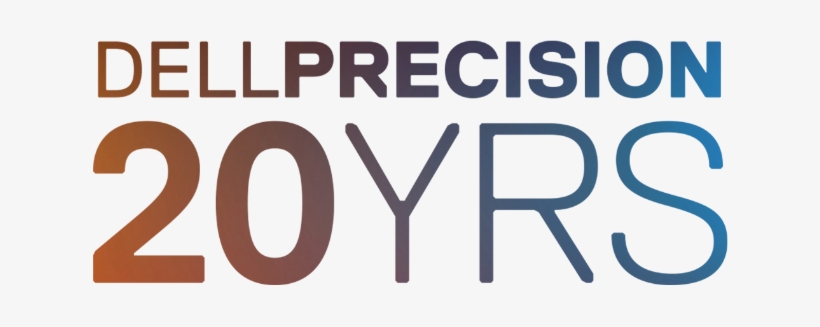 20 Years Of Dell Precision - Dell Precision - 636x247 PNG Download - PNGkit