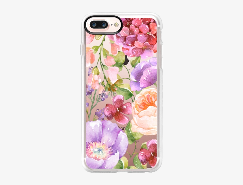 Casetify Iphone 7 Plus Case And Other Purple Iphone - Watercolor Flower ...