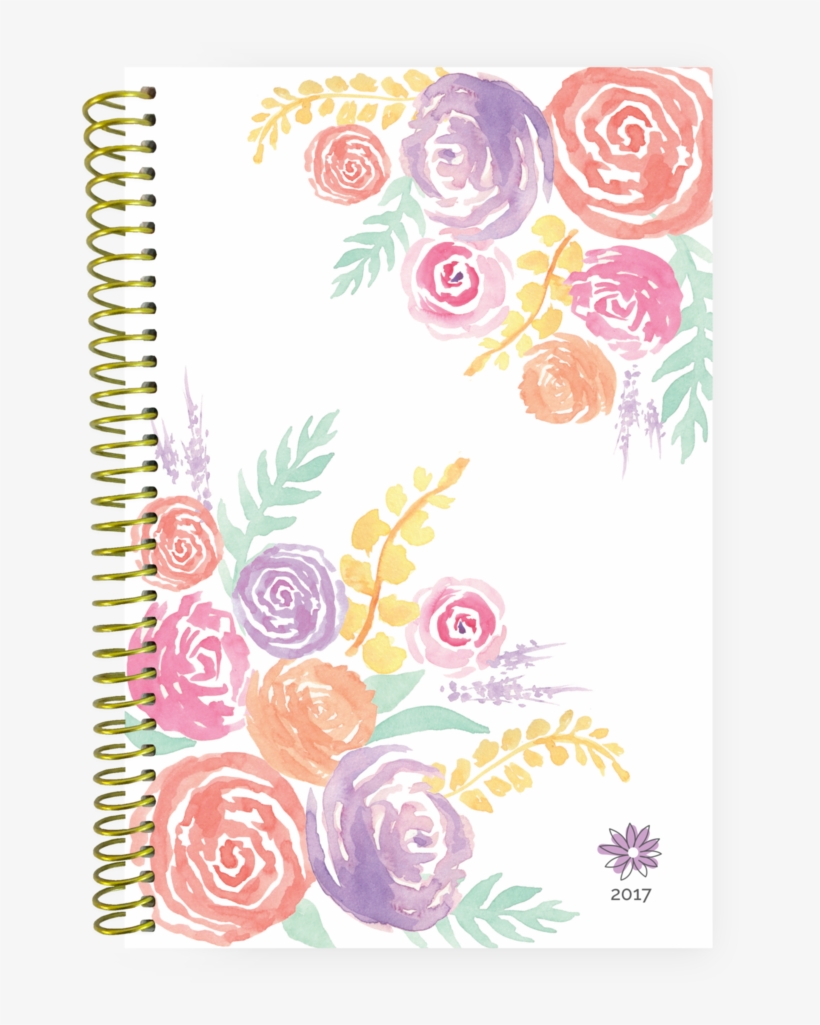2017 Daily Planner Pre-order, Watercolor Flowers - Bloom Daily Planners ...