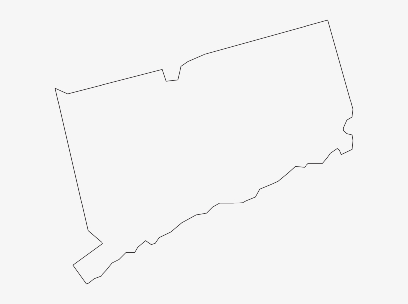 Connecticut State Outline Vector - 600x531 PNG Download - PNGkit