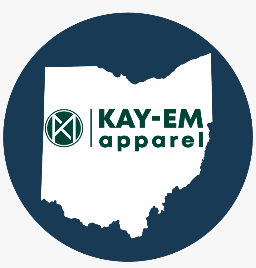 Kay-em Apparel - Ohio - Black Lined Notebook With Margins: 101 Pages ...