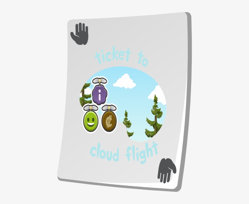 Download Transparent How To Set Use Paradise Ticket Cloud Flight Icon Png - PNGkit
