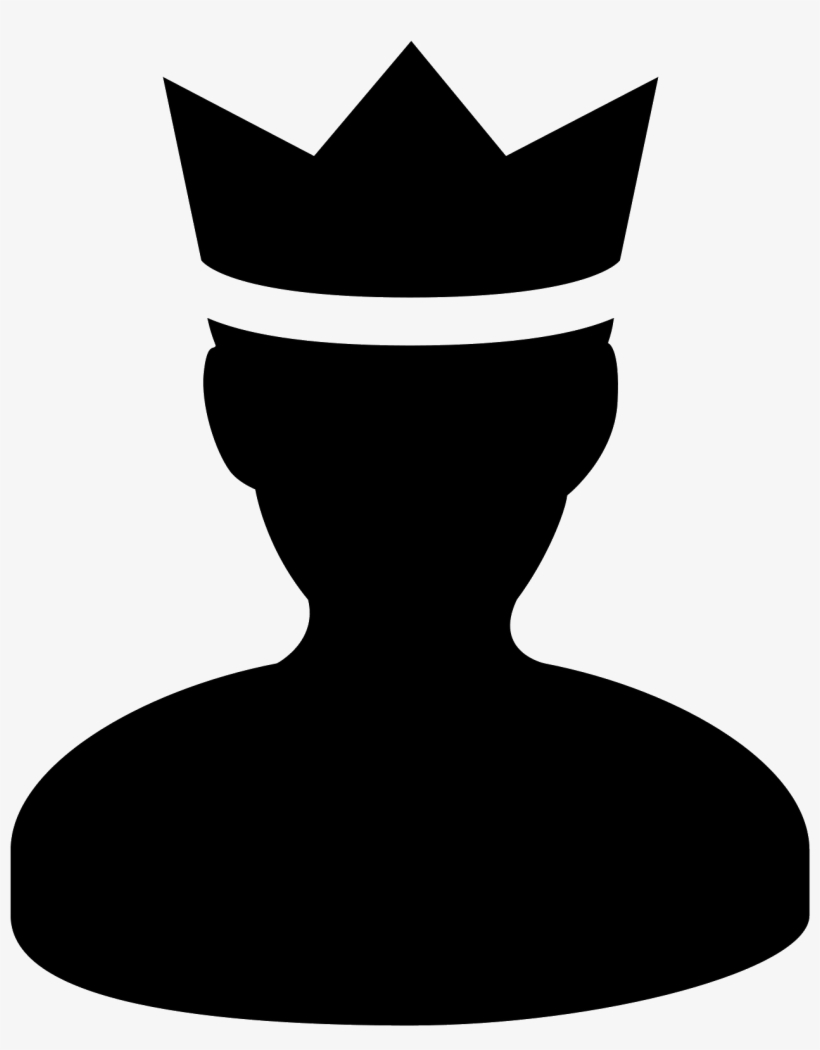 The Icon Consists Of The Portrait Outline Of A Male - Moderator Icon ...