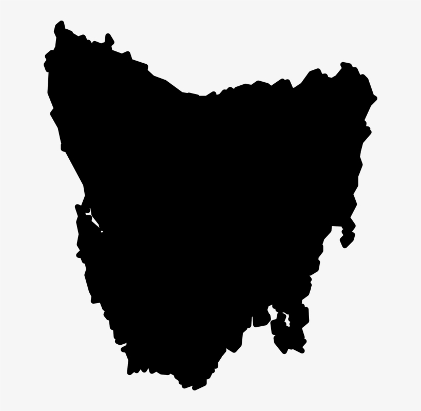 Tasmania Map Vector - 650x720 PNG Download - PNGkit