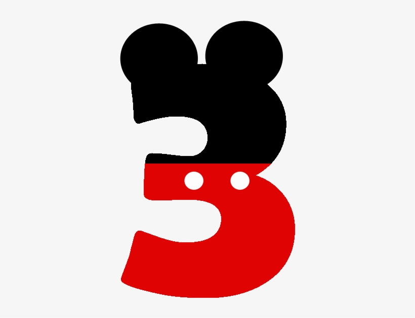 Ayuda Numero 3 Mickey Mouse - Numero 3 Mickey Png - 800x800 PNG ...