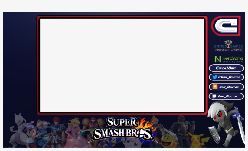 8bit Twitch Overlay - Nintendo Super Smash Bros - Wii U Download Code ...