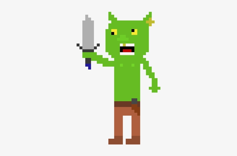 Goblin - Pixel Art - 540x570 PNG Download - PNGkit