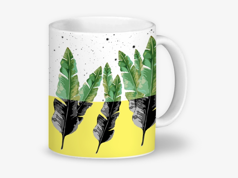 Caneca Banana Leaves De Gal Pop Designna - Photography - 800x800 PNG ...