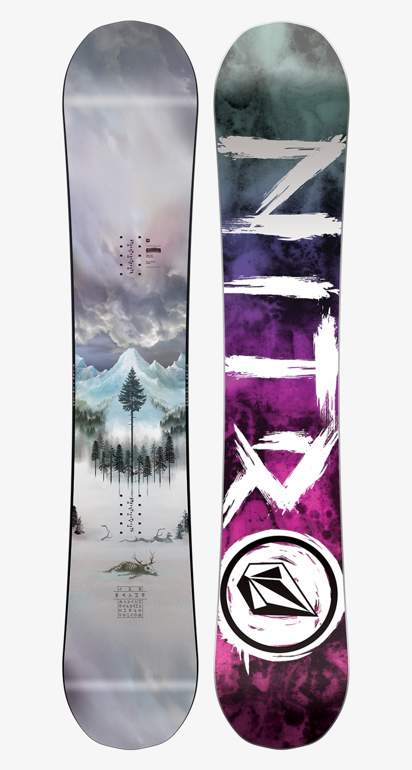 Nitro Men's Beast X Volcom Snowboard - Nitro Volcom Beast 2019 ...