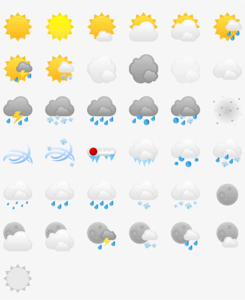 Download Transparent Msn Weather Icons - PNGkit