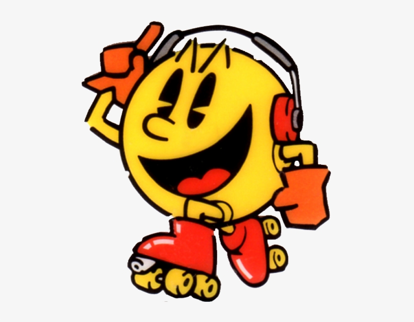 Pacman-headphones - Pac-man - 548x581 PNG Download - PNGkit
