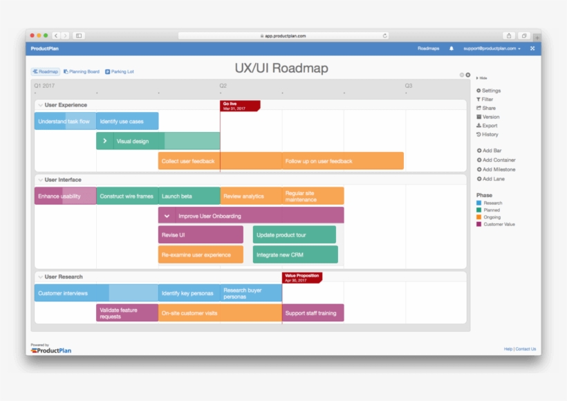 Ux/ui Roadmap Template - Ux Roadmap Example - 800x500 PNG Download - PNGkit