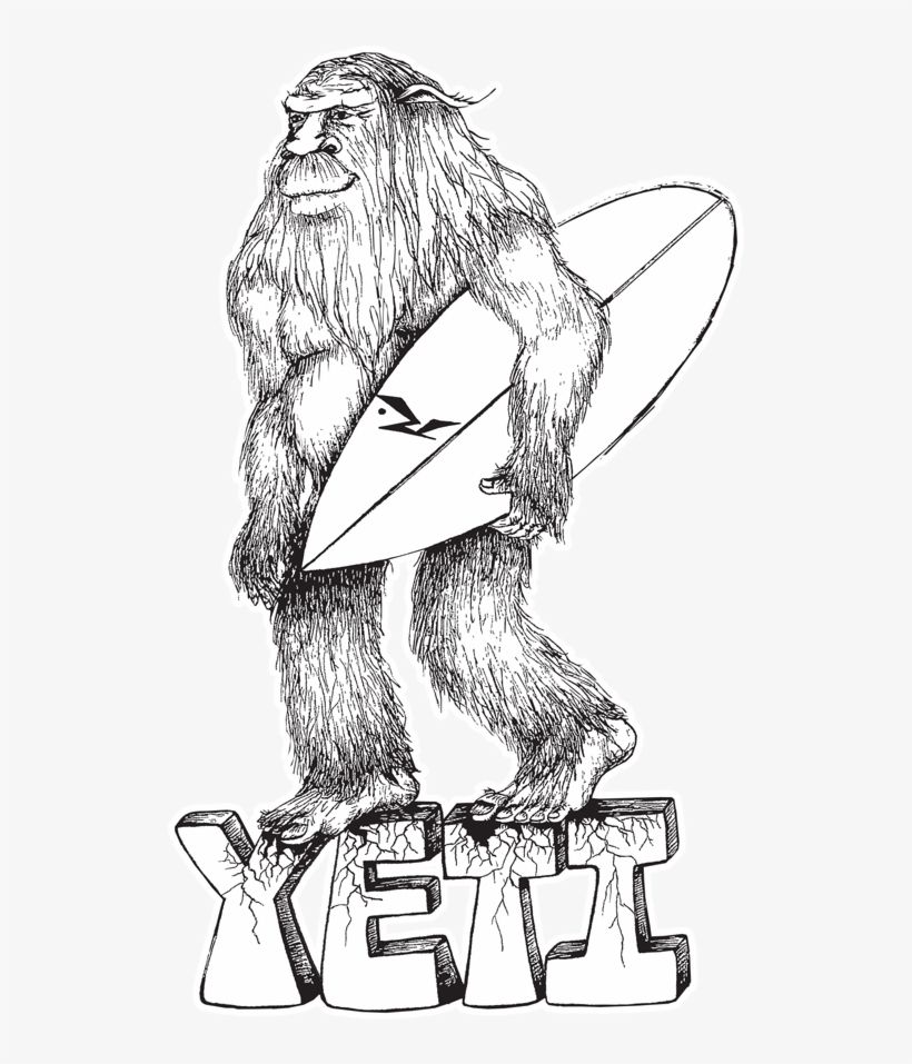 Yeti Rusty Surfboards Logo - Rusty Surf - 1000x1000 PNG Download - PNGkit