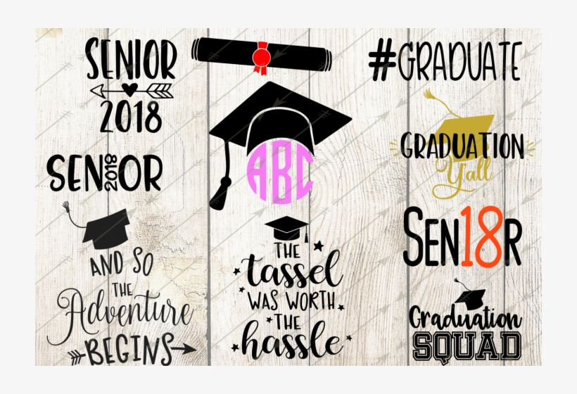 2018 Graduation Svg Bundle, Graduation Clip Art, Graduation ...