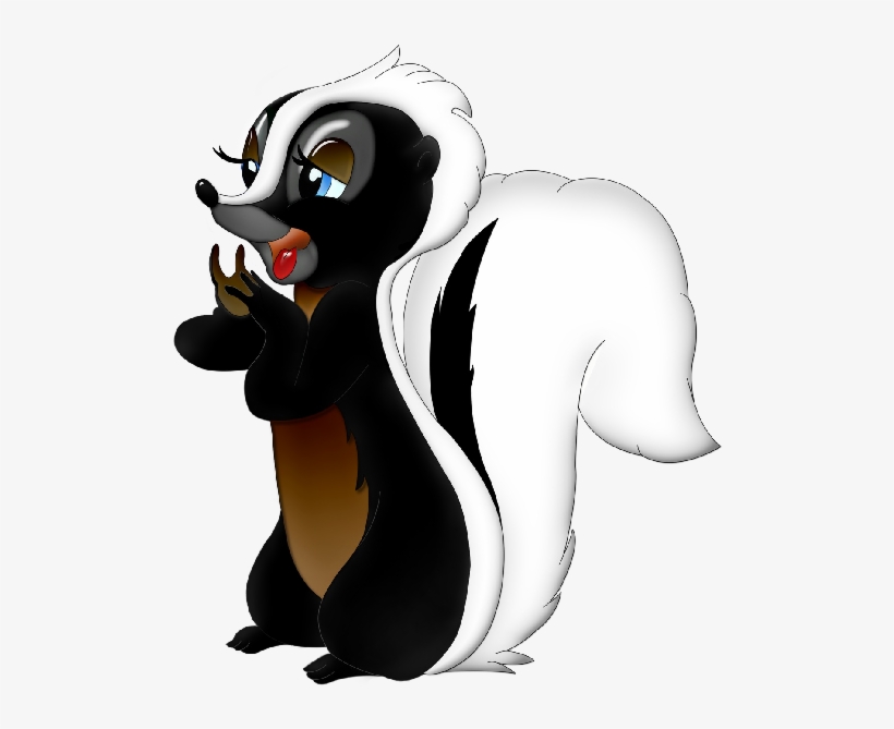 Download - Flower The Skunk Clipart - 600x600 PNG Download - PNGkit